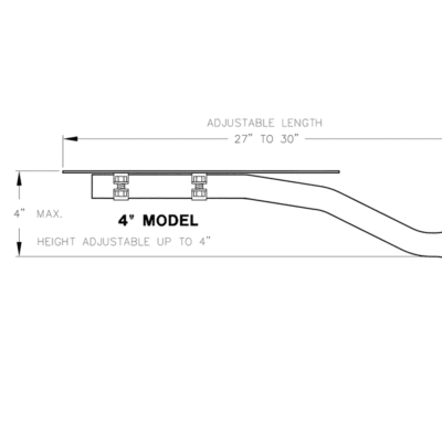 EZ-Mount Adjustable Fender Bracket - Merritt Products
