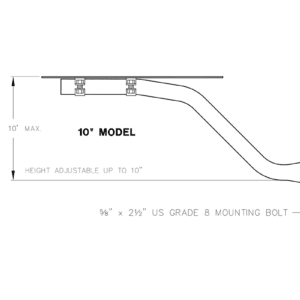 EZ-Mount Adjustable Fender Bracket - Merritt Products