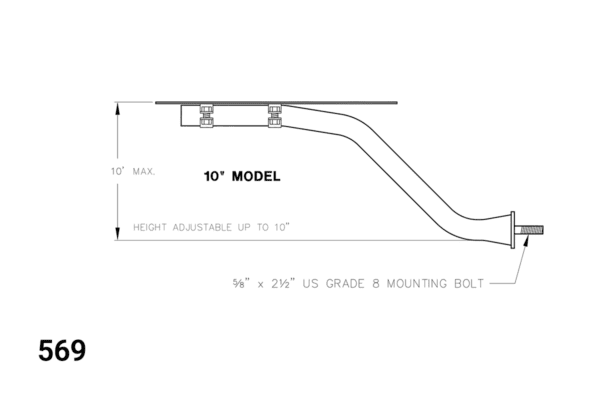 EZ-Mount Adjustable Fender Bracket - Heavy Duty Fenders